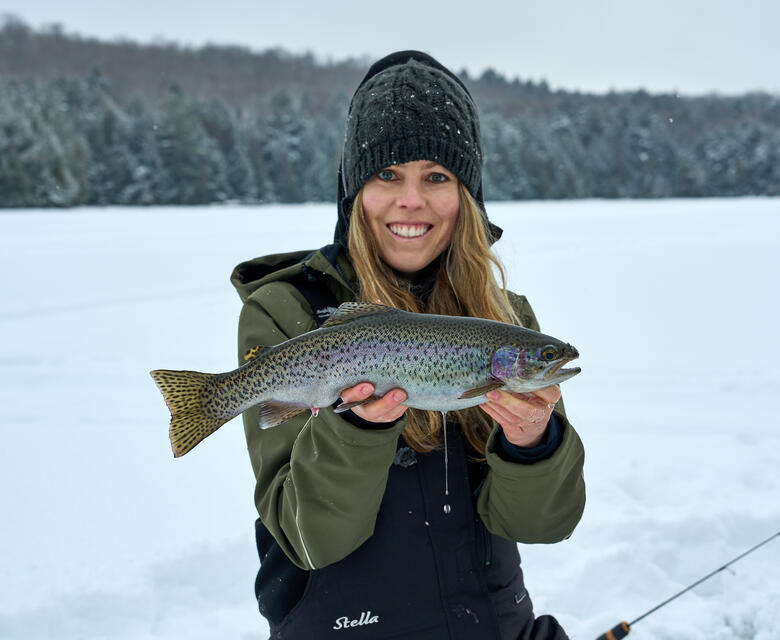 She Loves to Fish in Haliburton Forest | Come Wander